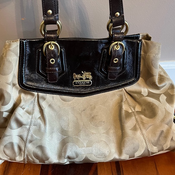 Bags | Coach Signature Logo Shoulder Bag | Poshmark